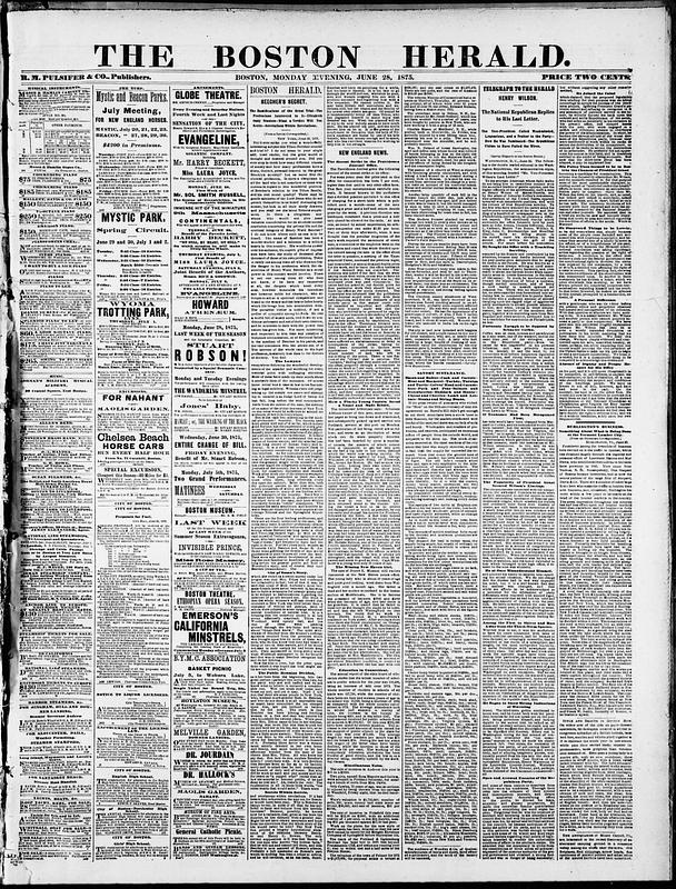 The Boston Herald. June 28, 1875 - Digital Commonwealth