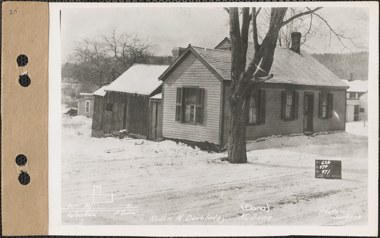 Rollin N. Doubleday, house (Amsden house), North Dana, Dana, Mass., Dec ...