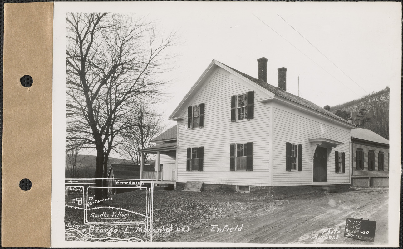George L. Mason and wife, house, Smith's Village, Enfield, Mass., Dec ...