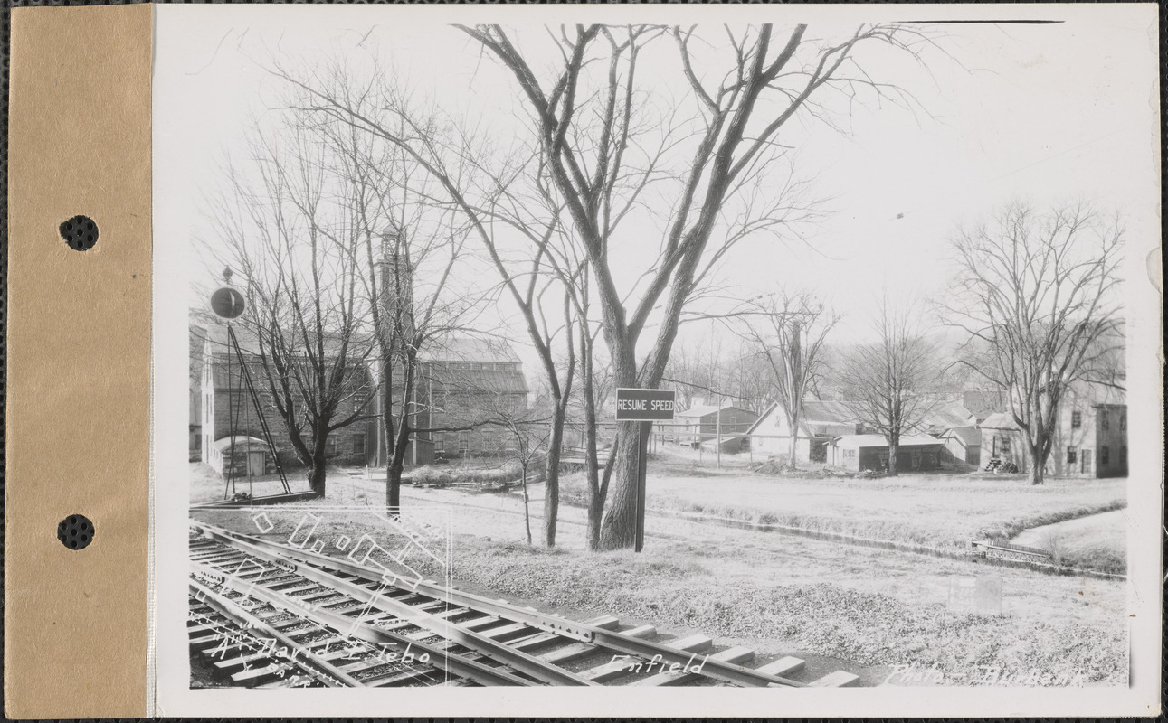 David E. Tebo, "A," mill property, Enfield, Mass., Dec. 27, 1927 ...