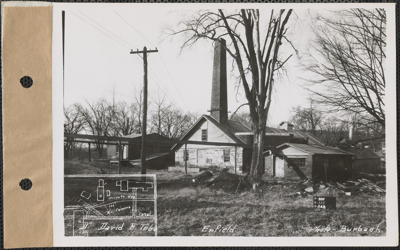 David E. Tebo, "D," mill property, Enfield, Mass., Dec. 27, 1927 ...