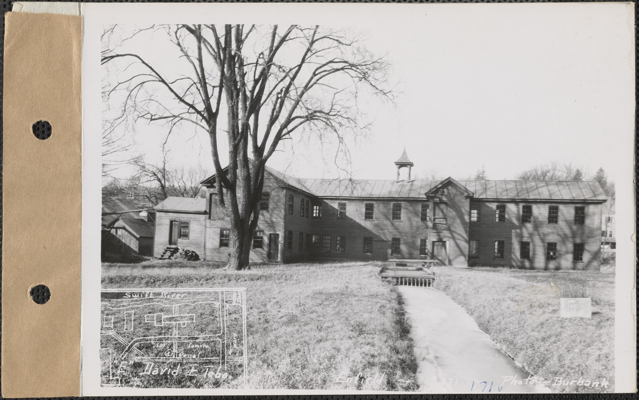 David E. Tebo, "E," mill property, Enfield, Mass., Dec. 27, 1927 ...