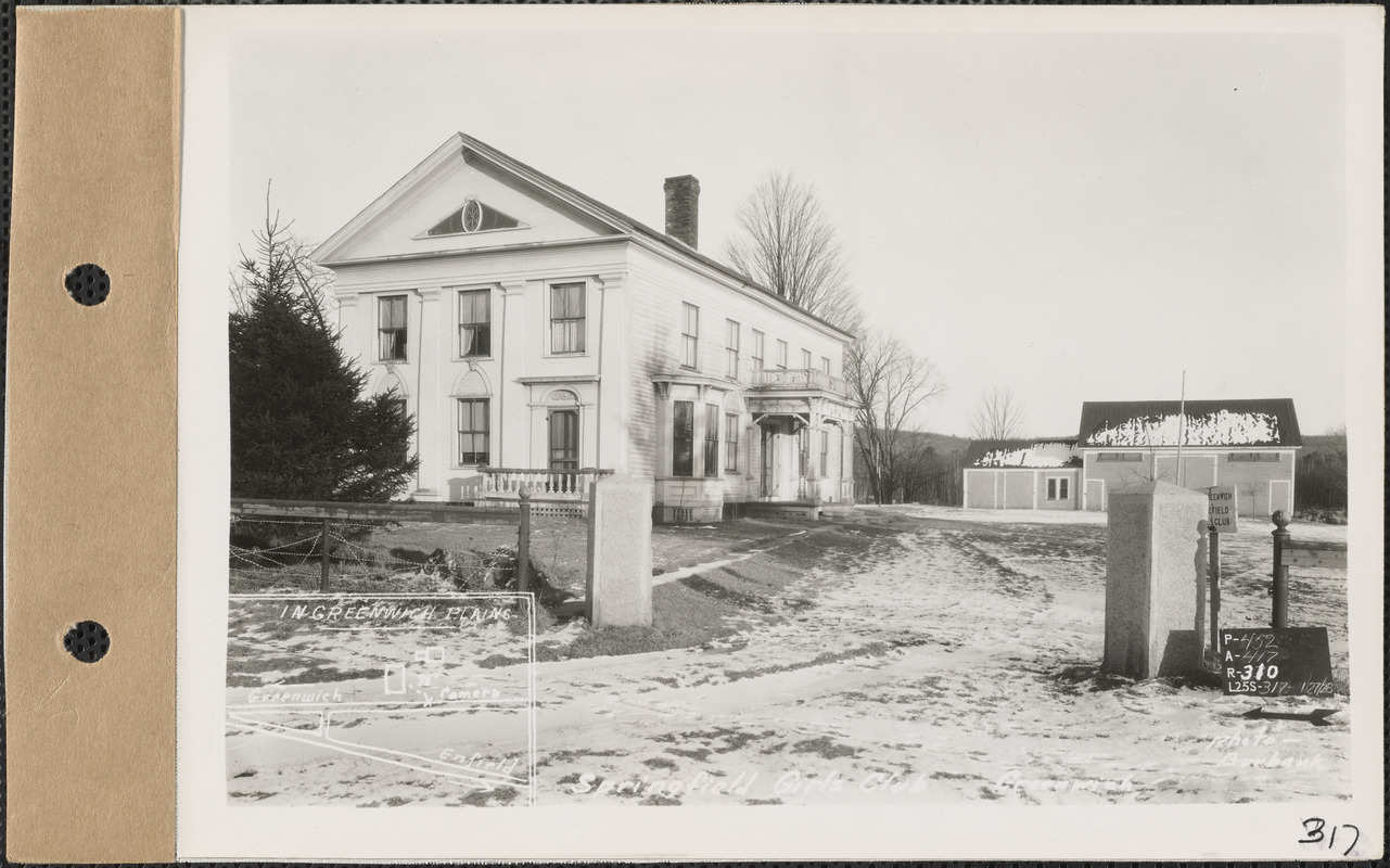 Springfield Girls' Club, house and barn, Greenwich Plains, Greenwich ...