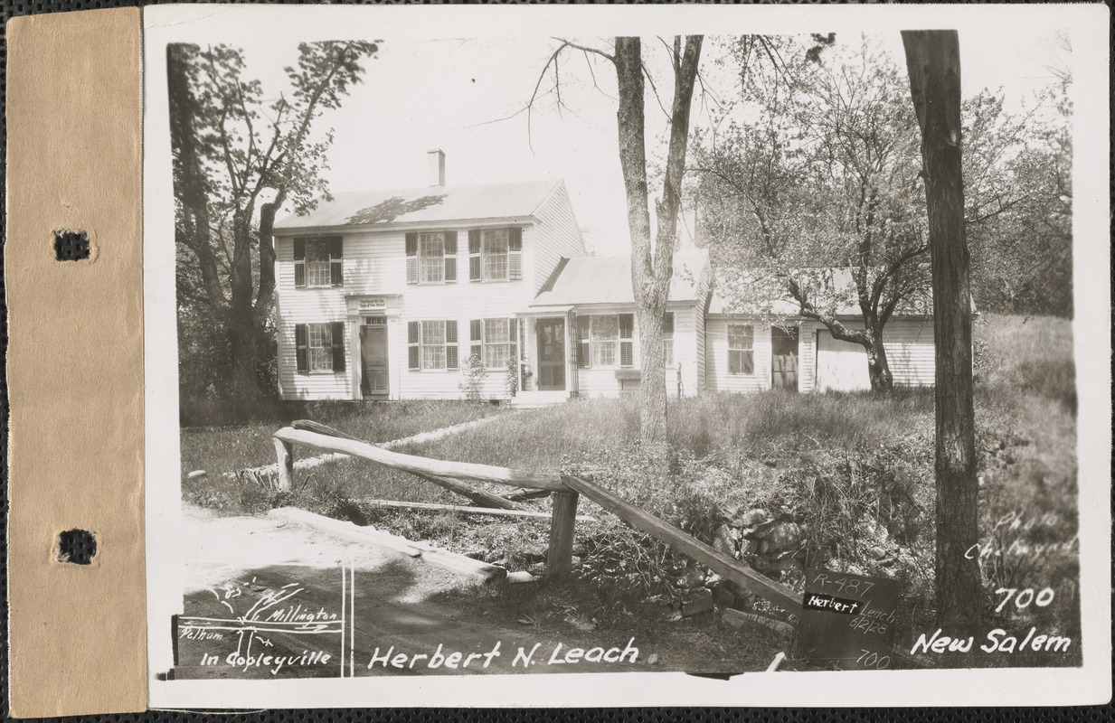 Herbert N. Leach, house ("The House by the Side of the Road ...