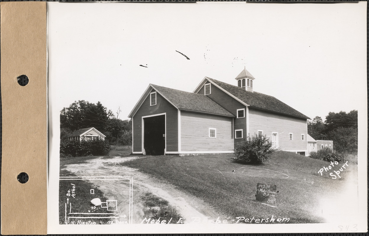 Mabel E. Beebe, barn, Petersham, Mass., Aug. 27, 1928 : Parcel no. 511 ...