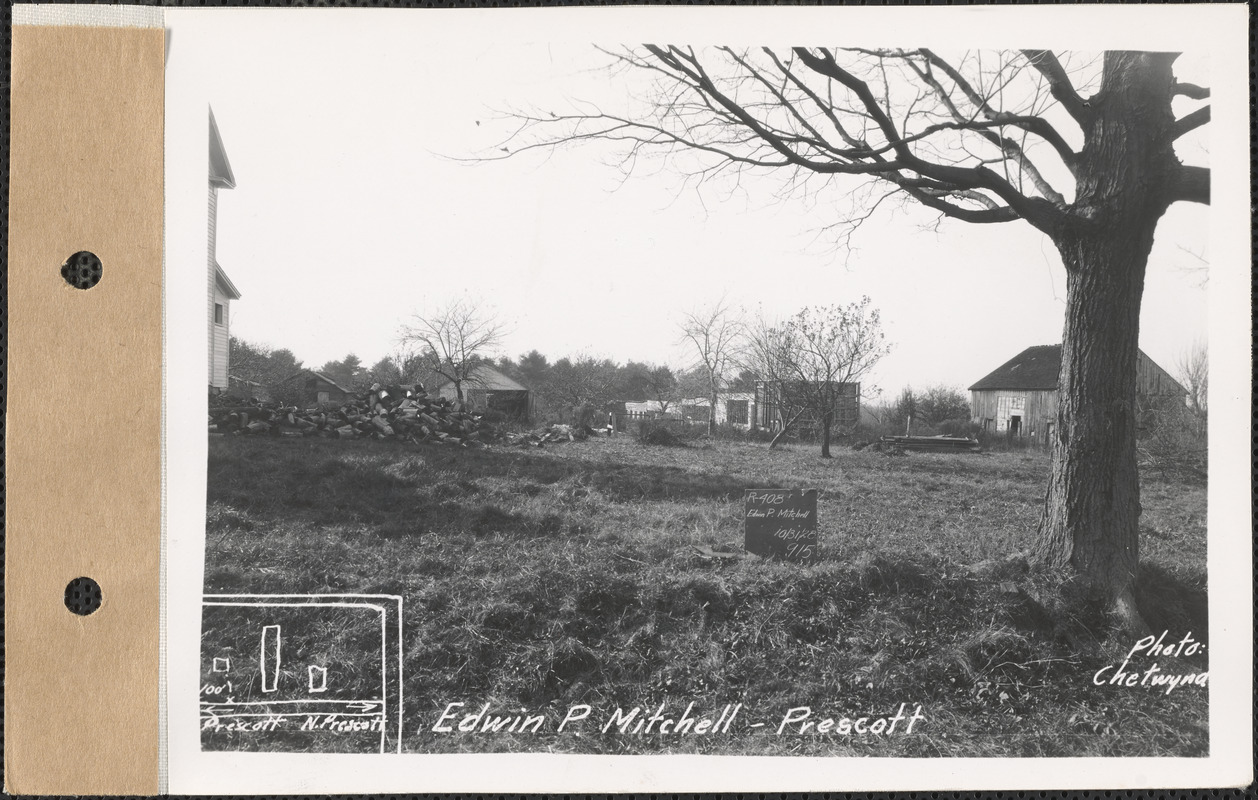 Edwin P. Mitchell, barn, etc., Prescott, Mass., Oct. 31, 1928 : Parcel ...