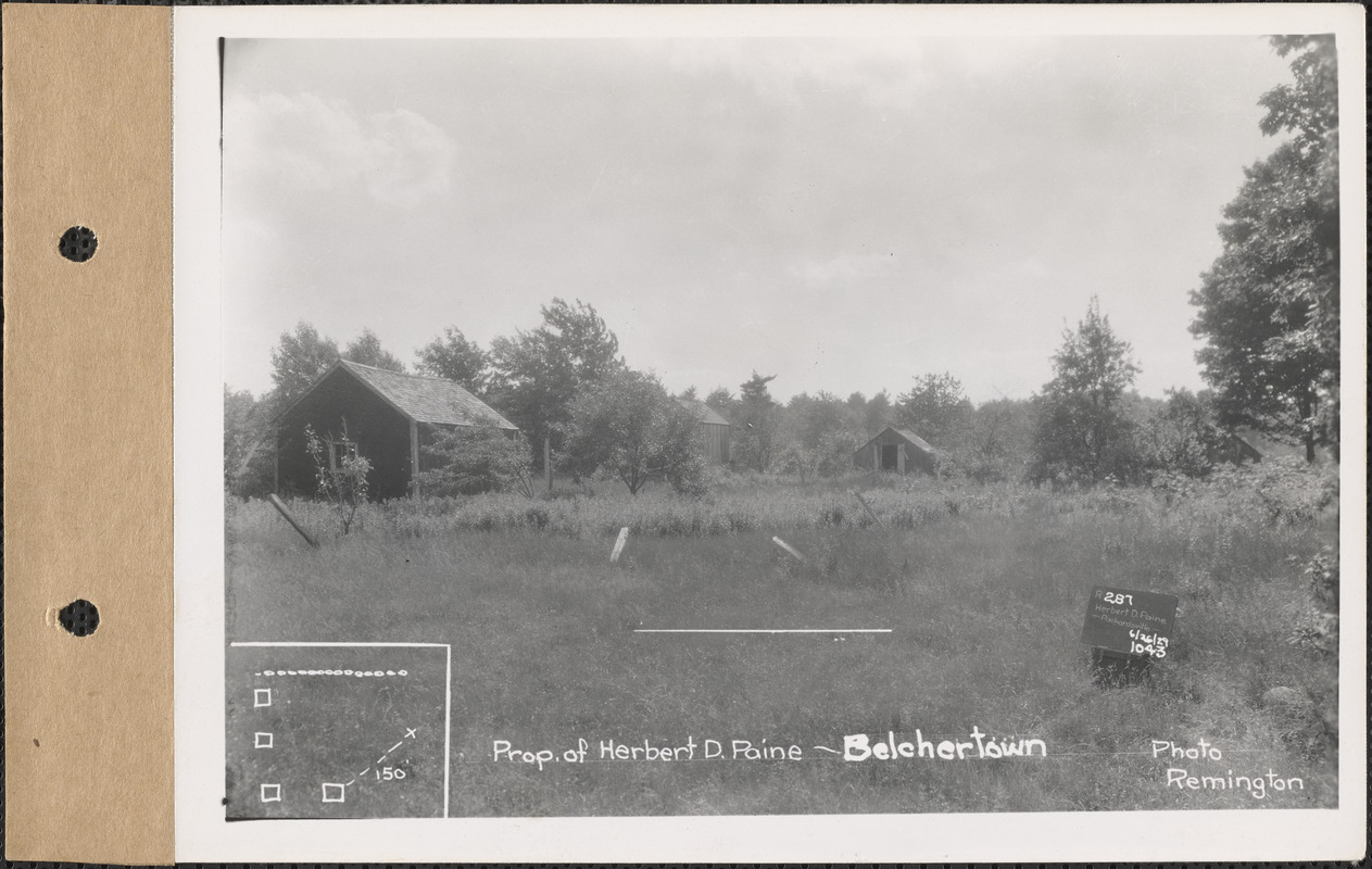 Herbert D. Paine, henhouse, Belchertown, Mass., June 26, 1929 : Parcel no. 286-5, Herbert D. and ...