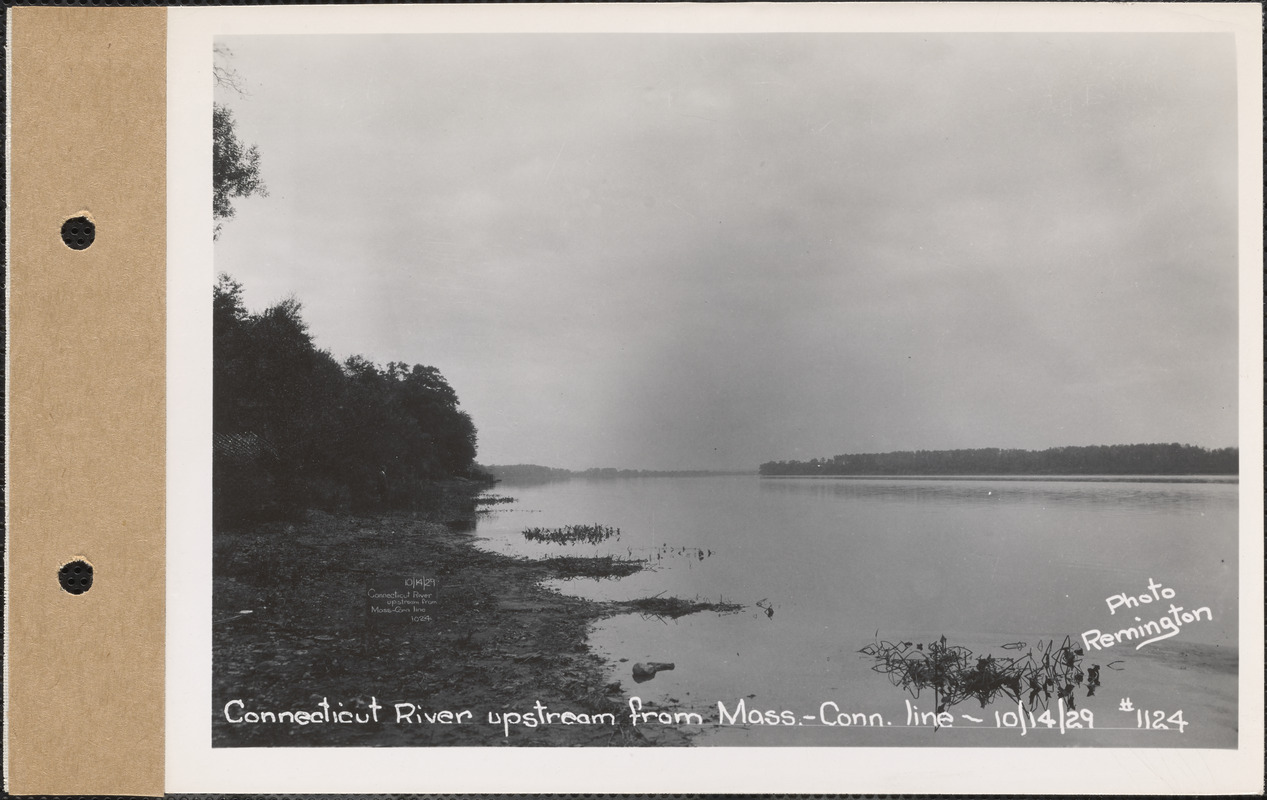 Connecticut River upstream from Massachusetts-Connecticut line, Mass ...