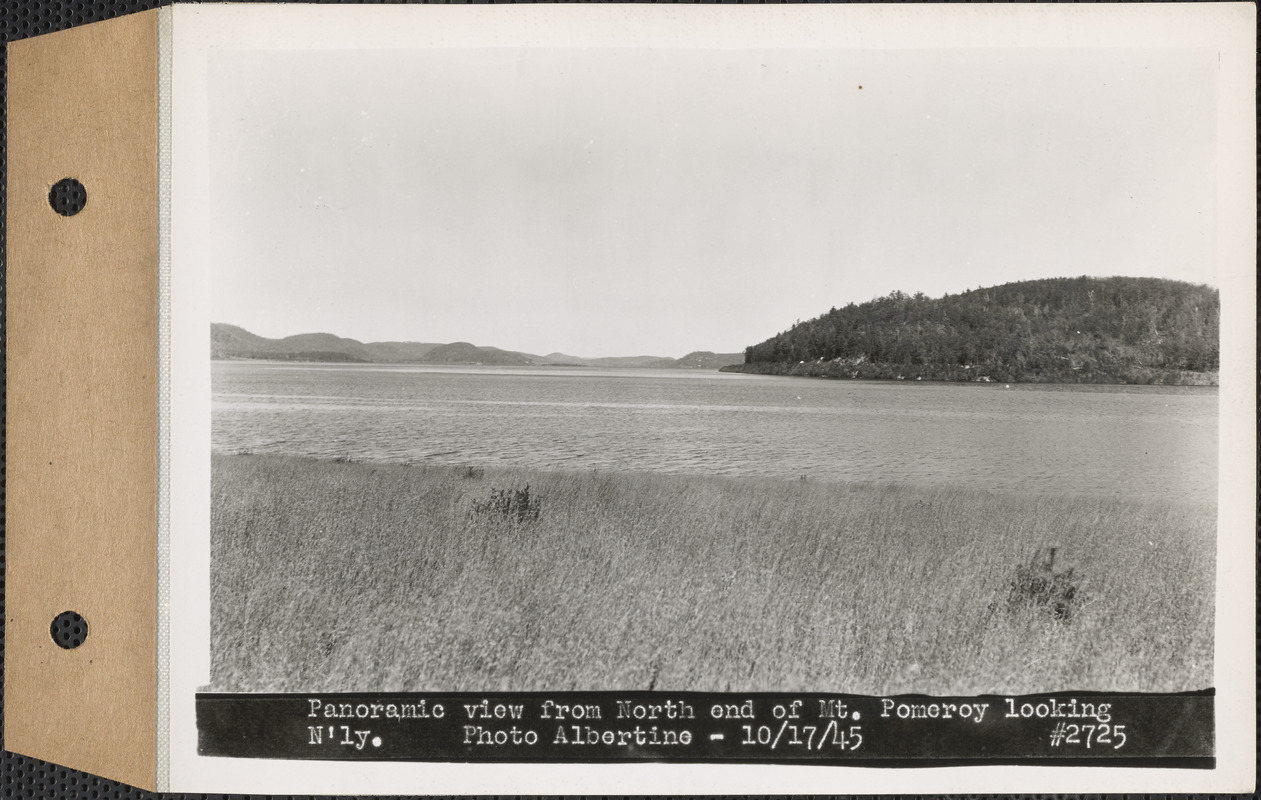 Panoramic view from north end of Mount Pomeroy, looking northerly ...
