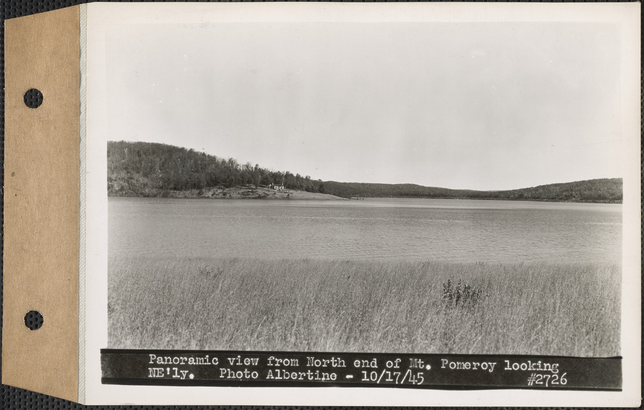 Panoramic view from north end of Mount Pomeroy, looking northeasterly ...