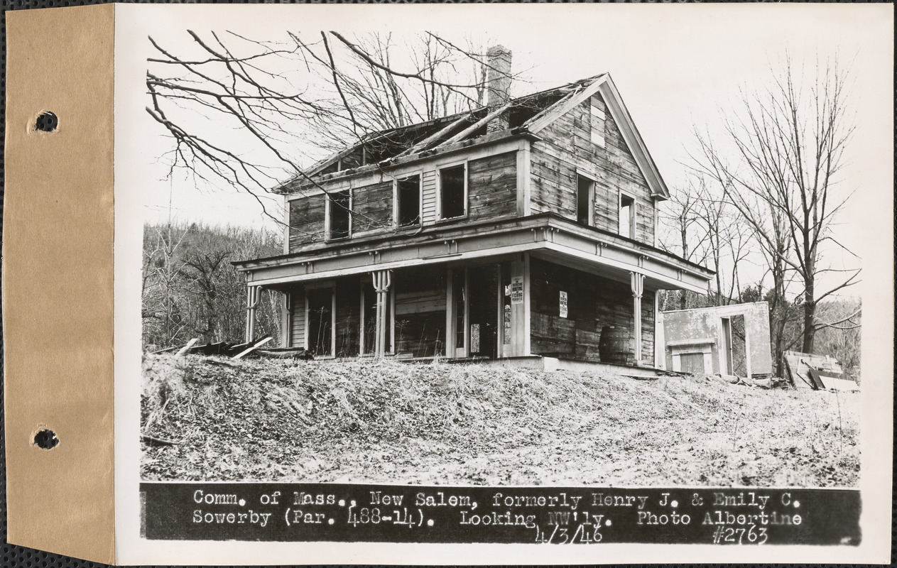Commonwealth of Massachusetts, formerly Henry J. and Emily C. Sowerby ...