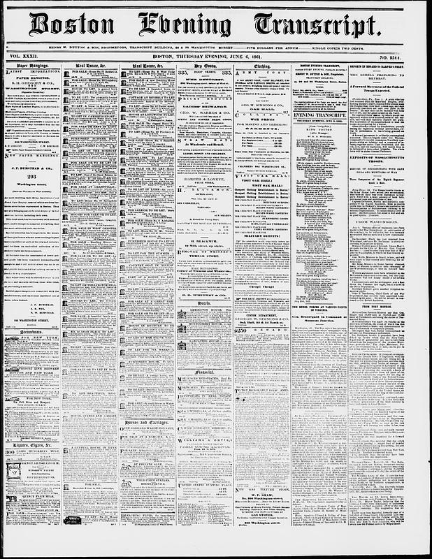 Boston Evening Transcript - Digital Commonwealth