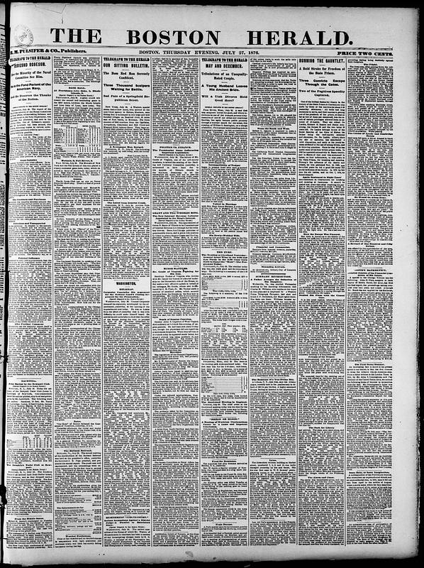 The Boston Herald. July 27, 1876 - Digital Commonwealth