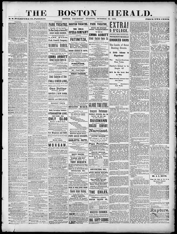 The Boston Herald. October 16, 1879 - Digital Commonwealth