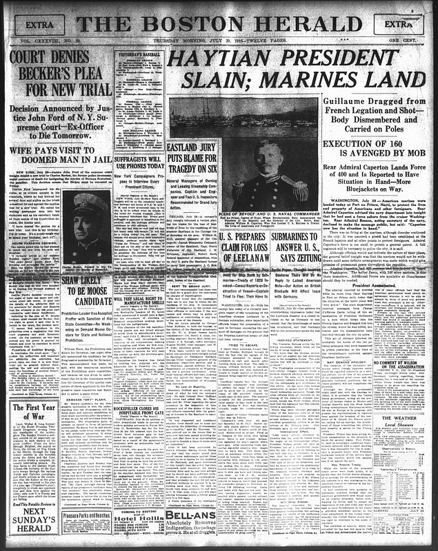 The Boston Herald. July 29, 1915 - Digital Commonwealth