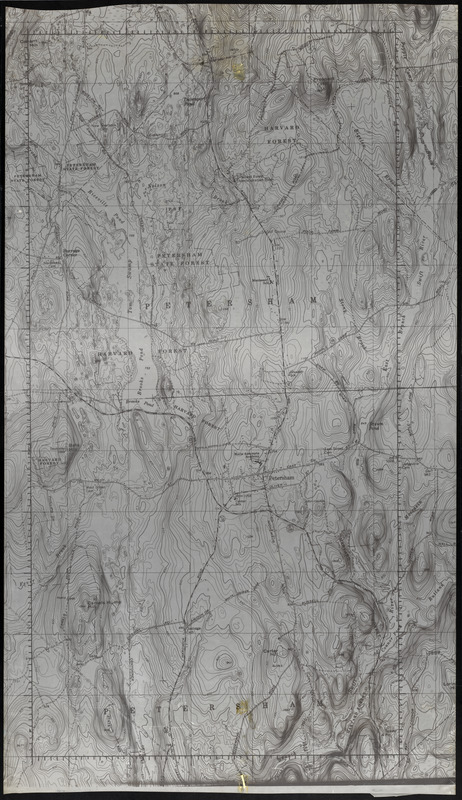 Topographic Map of Harvard Forest - Digital Commonwealth