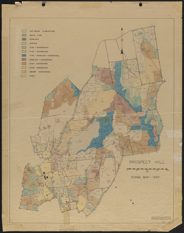 Prospect Hill Stand Map - 1937 - Digital Commonwealth