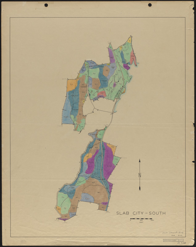 Slab City South 1937 Stand Map - Digital Commonwealth