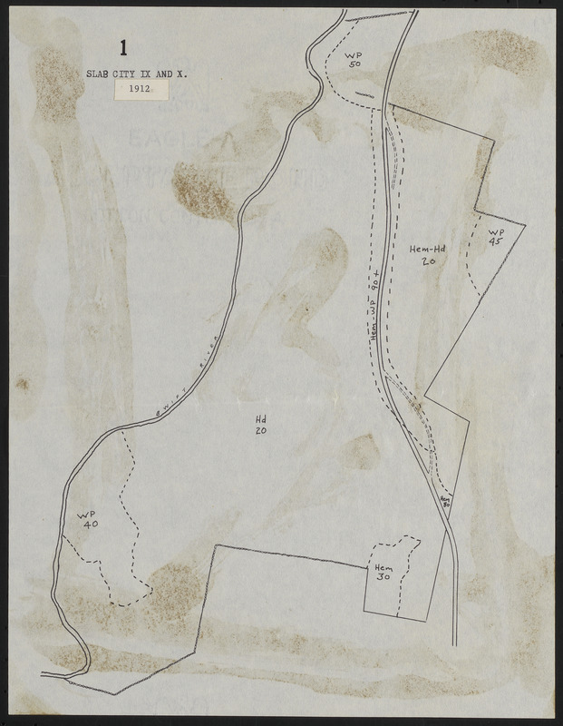 Slab City IX and X stand maps 1912, 1919, 1927, 1937, 1946, 1956 ...