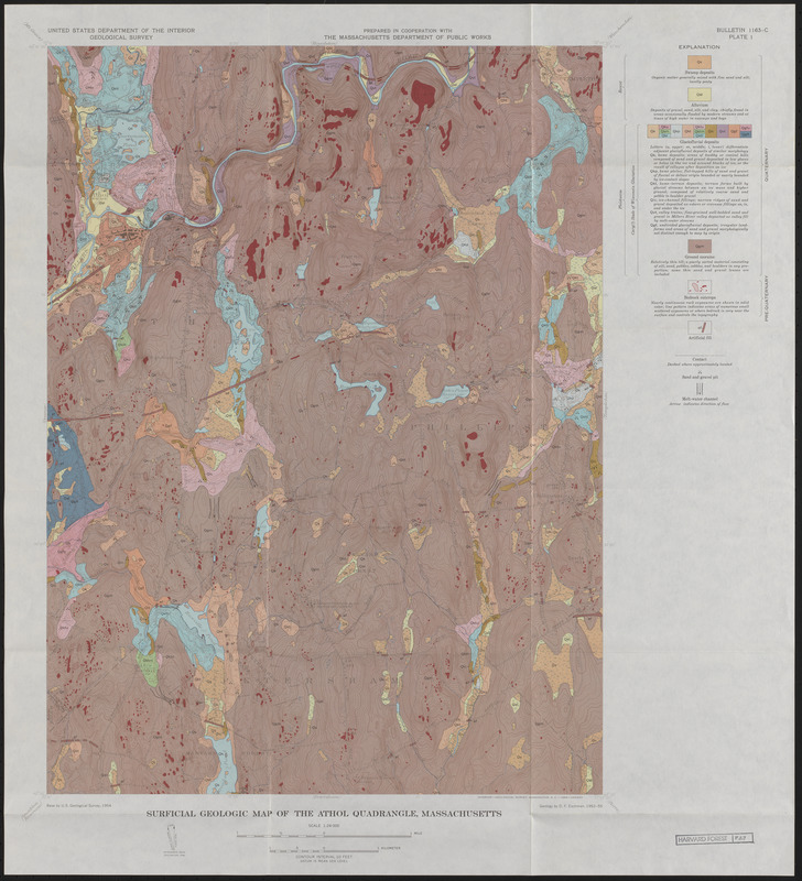 Surficial Geology and glaciofluvial sequences of the Athol Quadrangle ...