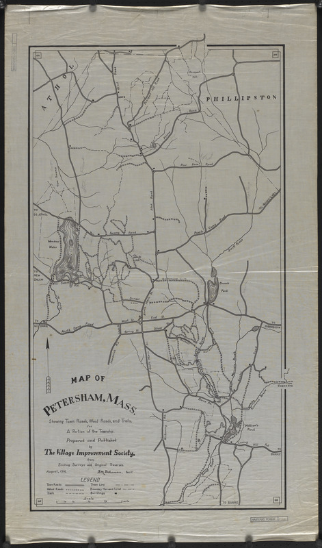Map of Petersham, Mass. - Digital Commonwealth