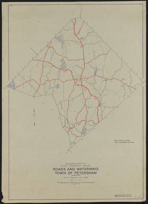 Roads and Waterways Town of Petersham - Digital Commonwealth