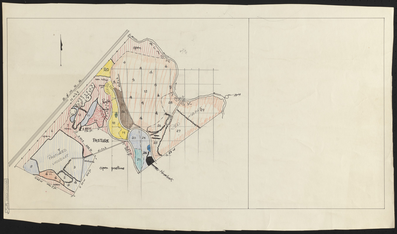 Nathan Matthews Plantations Block C Stand Map - Digital Commonwealth