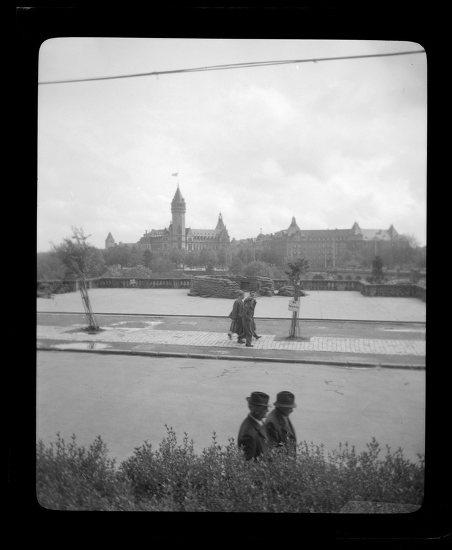 View of the Spuerkeess building, Luxembourg - Digital Commonwealth