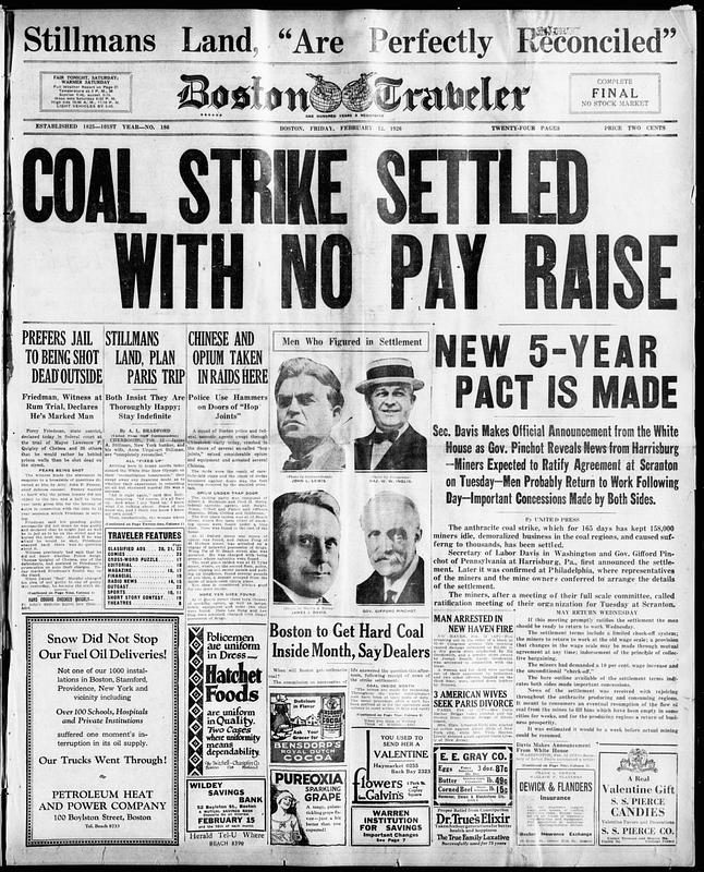 The Boston Traveler. February 12, 1926 - Digital Commonwealth