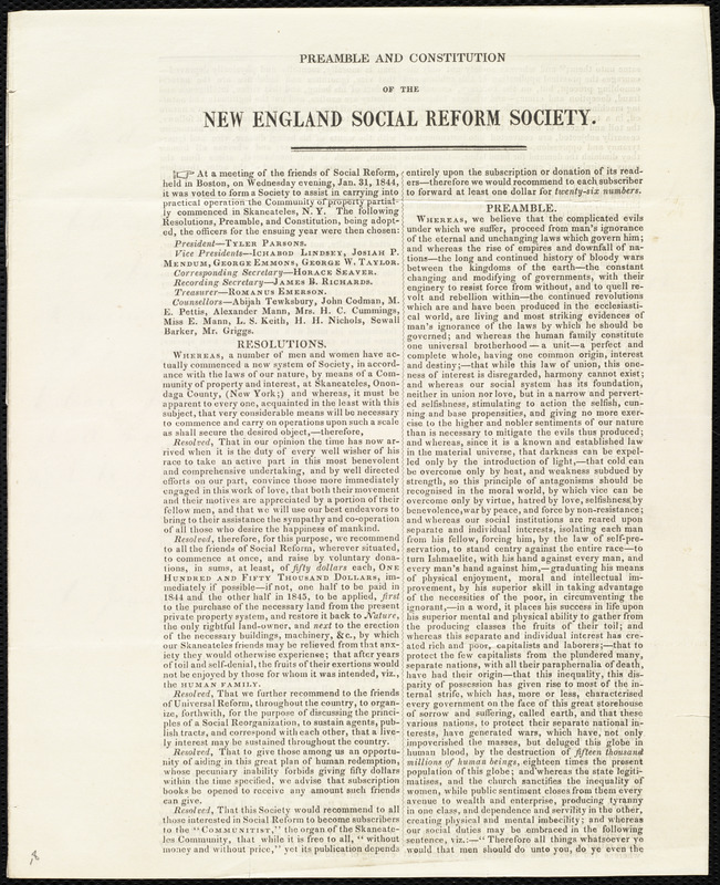 Letter from John Anderson Collins, Boston, [Mass.], to Maria Weston ...