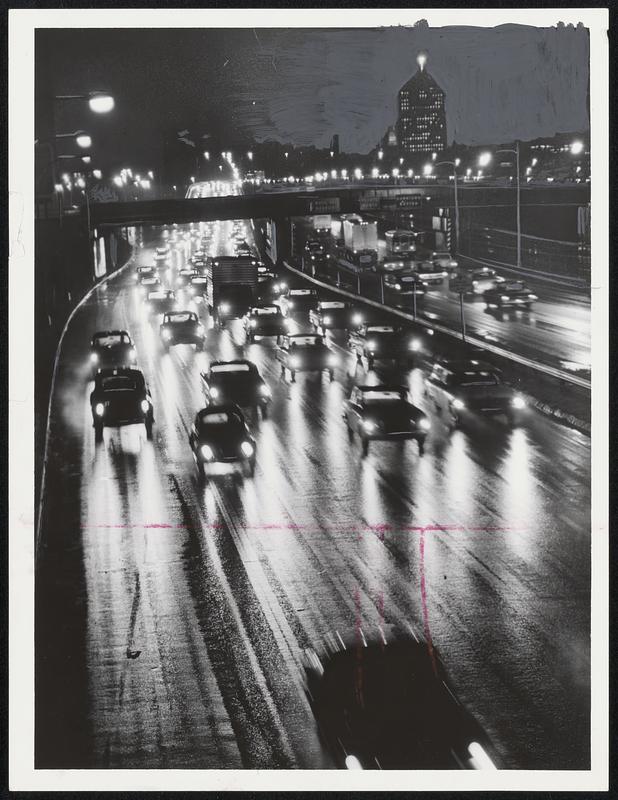 So East Expressway from Northampton St. Bridge - Digital Commonwealth