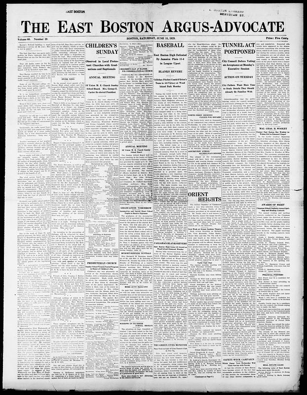 East Boston Argus-Advocate - Digital Commonwealth