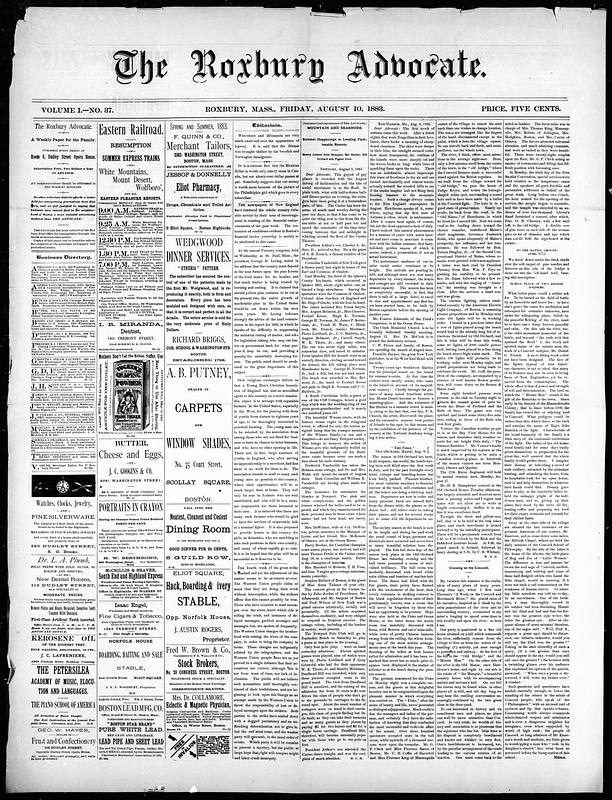 The Roxbury Advocate - Digital Commonwealth