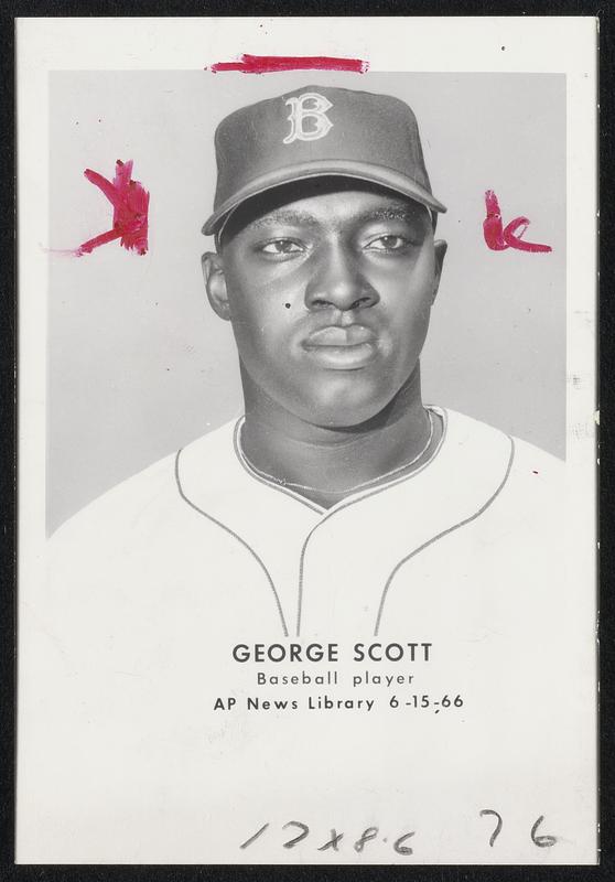 George Scott. Baseball player. - Digital Commonwealth