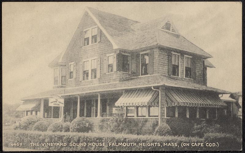 The Vineyard Sound House, Falmouth Heights, Mass. (on Cape Cod ...