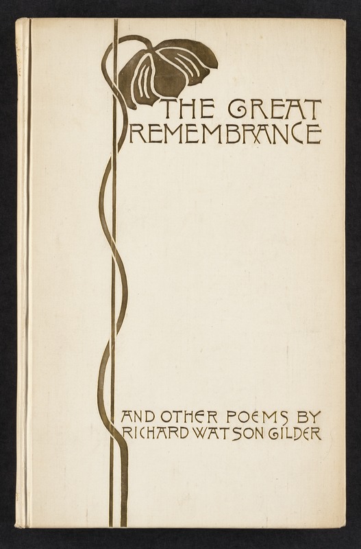 The great remembrance and other poems [Front cover] - Digital Commonwealth