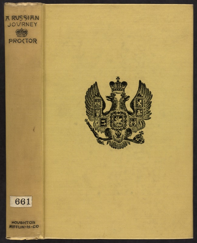 A Russian journey [Spine and front cover] - Digital Commonwealth