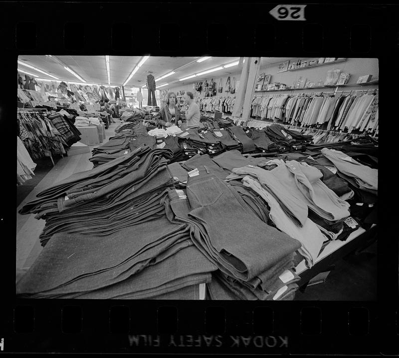 Discount blue jean shopping in Central Square, Cambridge - Digital ...