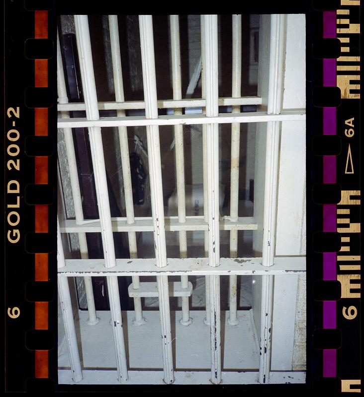 Cell gate, Salem Jail - Digital Commonwealth