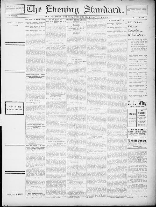 Evening Standard. October 31, 1898 - Digital Commonwealth