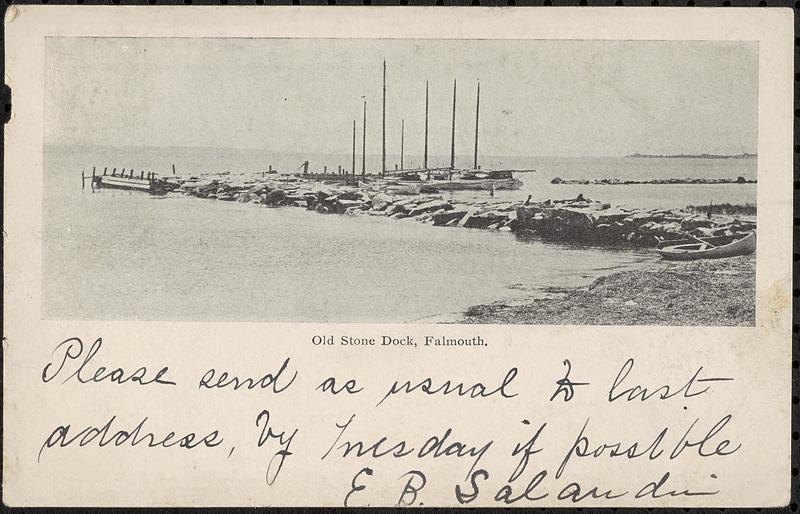 Old Stone Dock, Falmouth - Digital Commonwealth