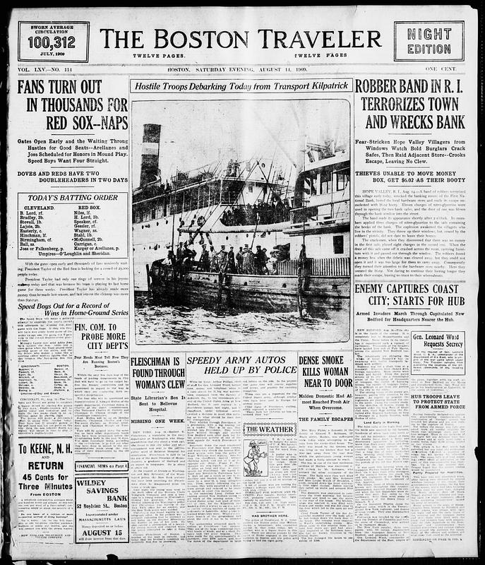 The Boston Traveler. August 14, 1909 - Digital Commonwealth