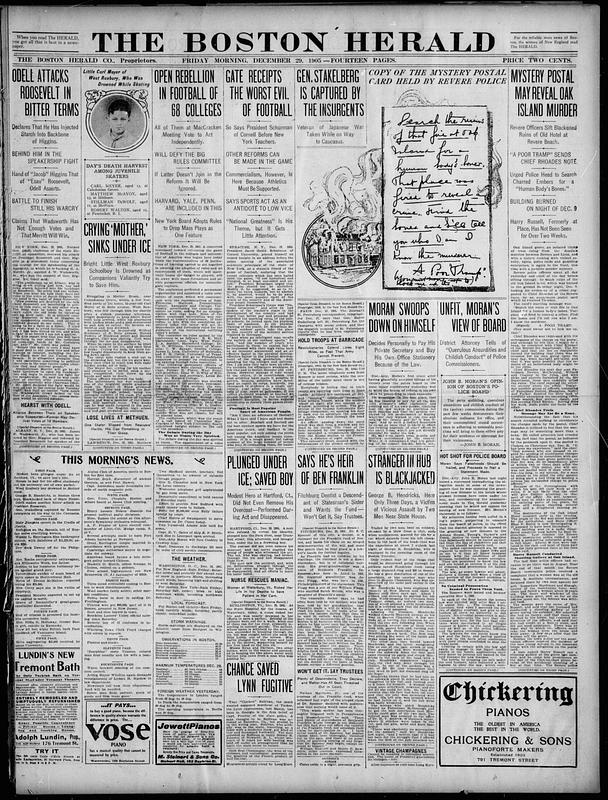 The Boston Herald. December 29, 1905 - Digital Commonwealth