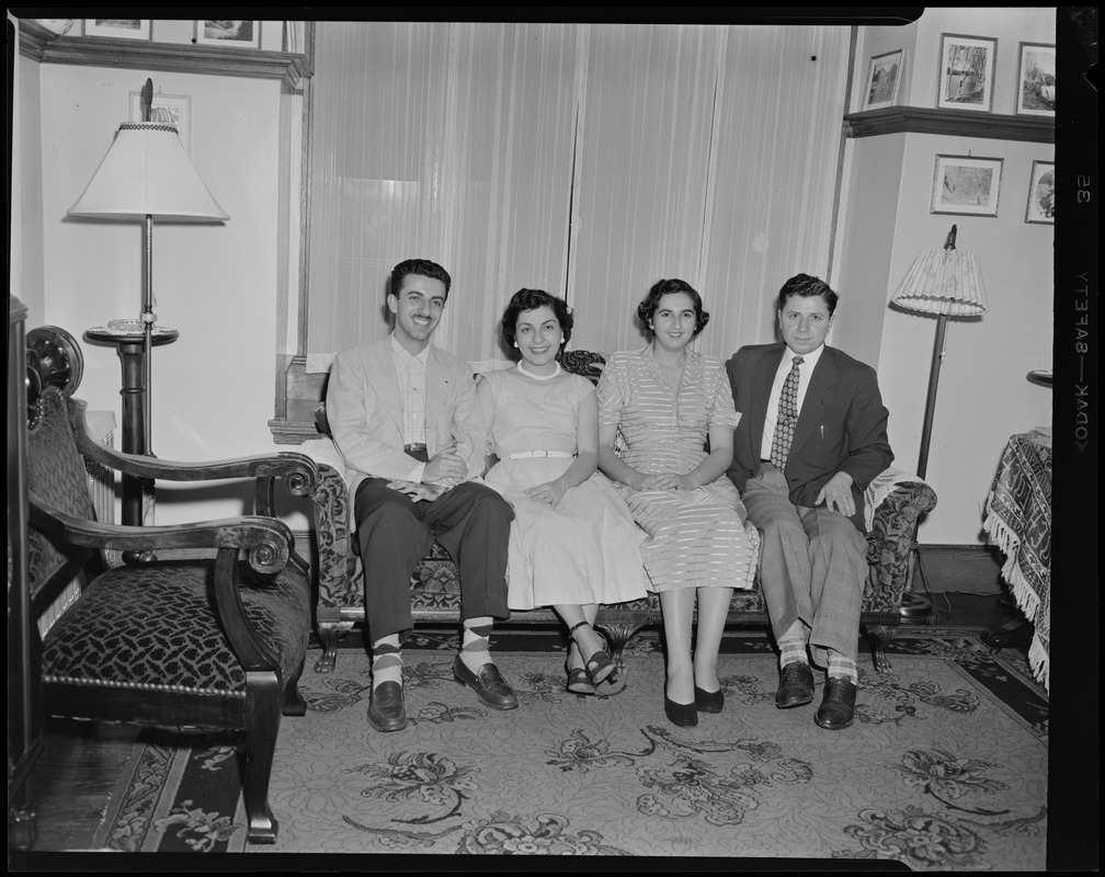 George Changalian and Miss Anahid Ann Karoghlanian. Mr. & Mrs. Asadoor ...