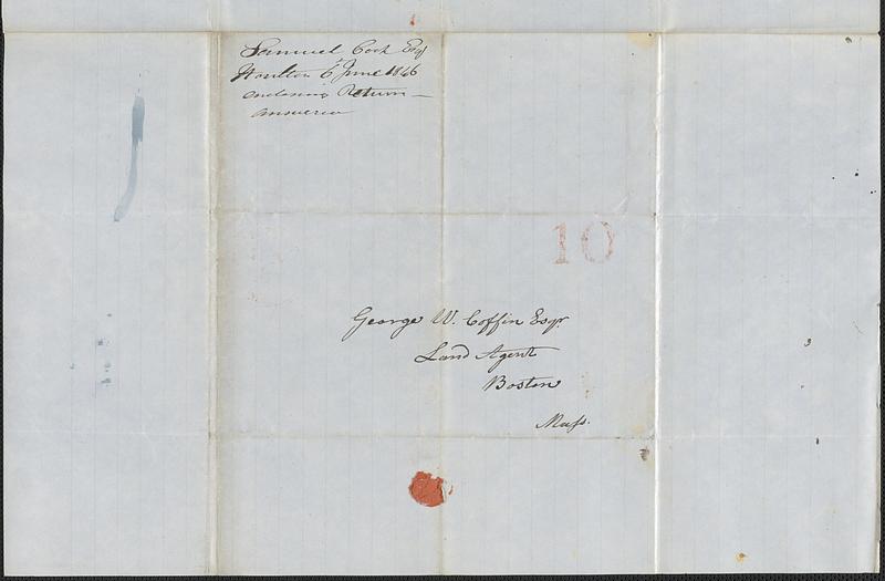Samuel Cook to George Coffin, 6 June 1846 - Digital Commonwealth