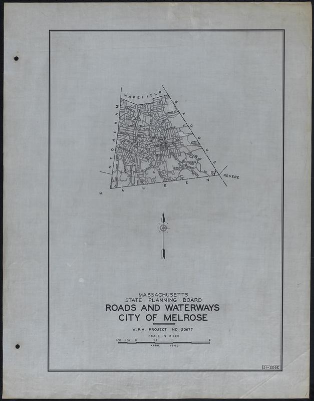 Roads and Waterways City of Melrose - Digital Commonwealth