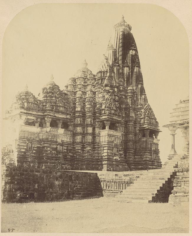 General view from the north-east of the Kandariya Mahadeo Temple ...