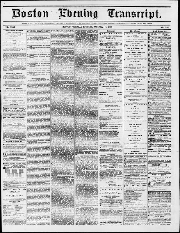 Boston Evening Transcript - Digital Commonwealth