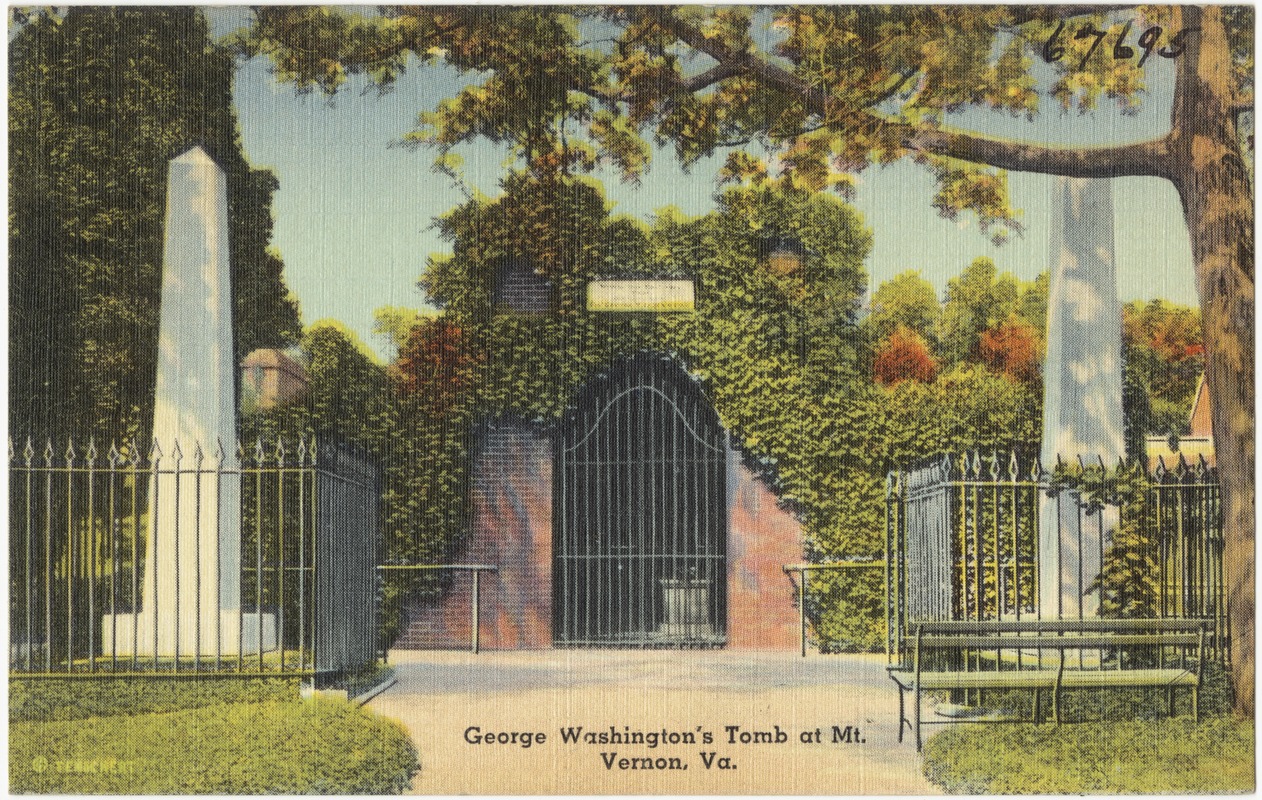 George Washington's Tomb at Mt. Vernon, Va. - Digital Commonwealth