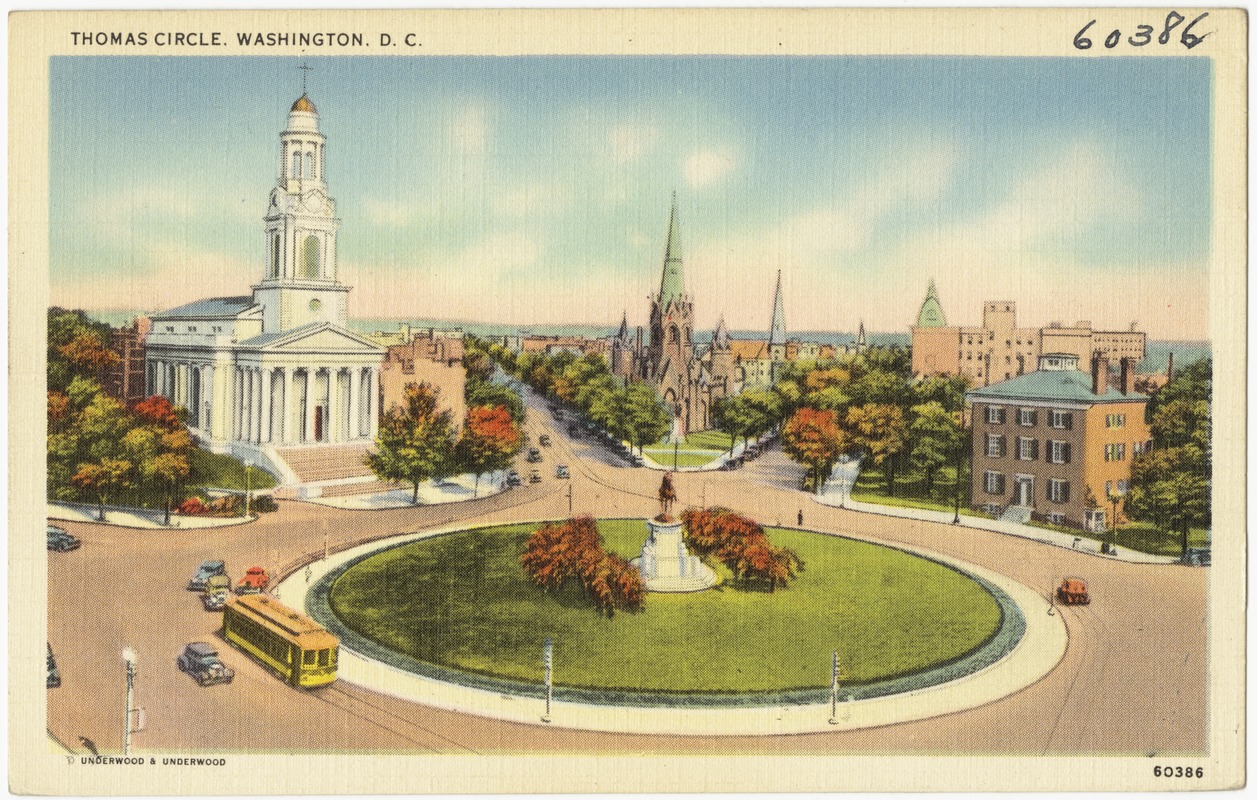 Thomas Circle, Washington, D. C. - Digital Commonwealth